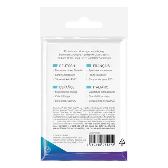 Ultimate Guard Board Game Sleeves (50) - Standard European – Aniime ...
